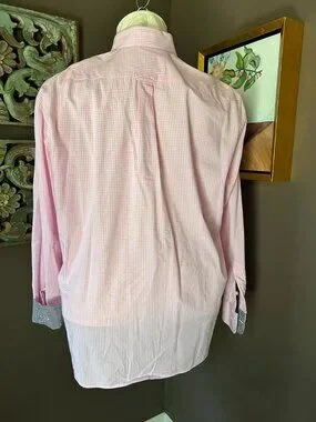 Eden Park | Shirts | Eden Park Paris Mens Pink And White Gingham Check ...